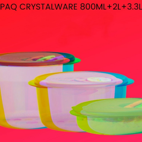 Tupperware | Kitchen | Crystalware Tupperware Set | Poshmark